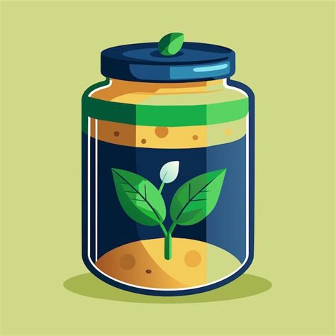 Premium Vector Vegan Protein Powder Vector Graphics Illustration Eps