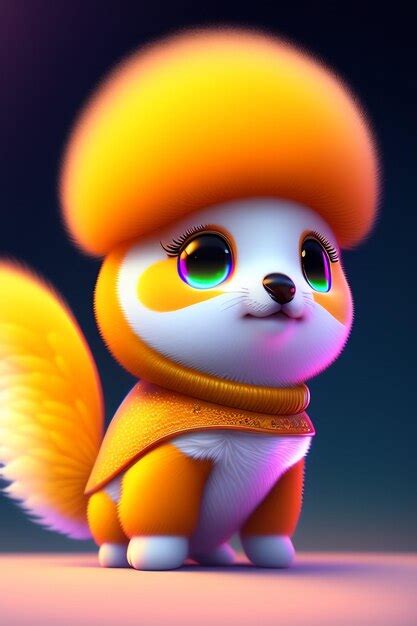 Premium Ai Image Cute Pet
