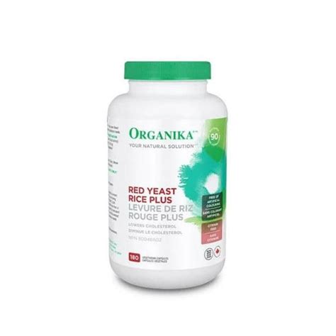 Organika Red Yeast Rice 180 Capsuls Walmart Ca