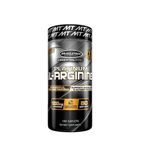 Muscletech Platinum L Arginina 100 Tabletas Chutamax