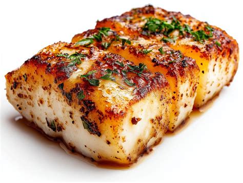 Fried Cod Fish Fillet With Herbs Golden Crust And Savory Flavor