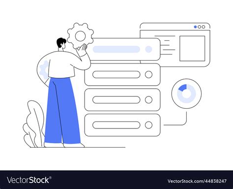 Big Data Tools Abstract Concept Royalty Free Vector Image