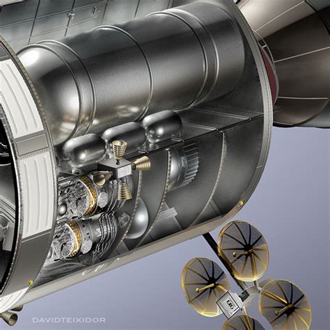 Command And Service Modules Apollo XI Mission On Behance