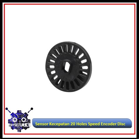 Jual Speed Encoder Disc Sensor Kecepatan 20 Holes Dc Motor Wheel Acrylic Shopee Indonesia