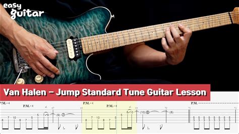 Van Halen Jump Standard Tune Guitar Lesson With Tab Slow Tempo