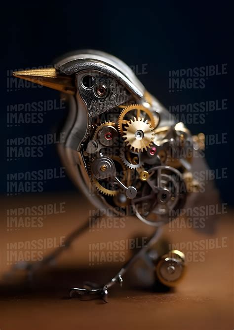 Tiny Clockwork Bird Made From Watch Parts Impossible Images Unique