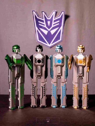 Creative And Unique Robot Shape Transformer Detachable Gel Pens 05mm