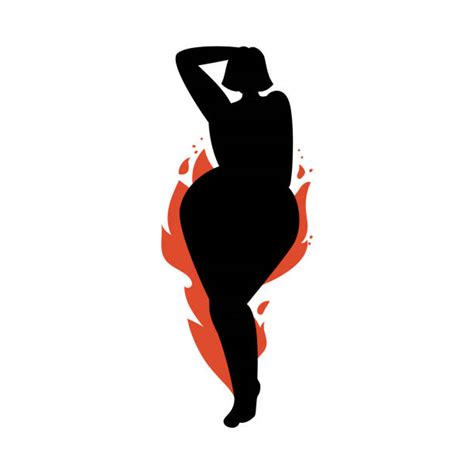 2600 Curvy Woman Silhouette Stock Illustrations Royalty Free Vector