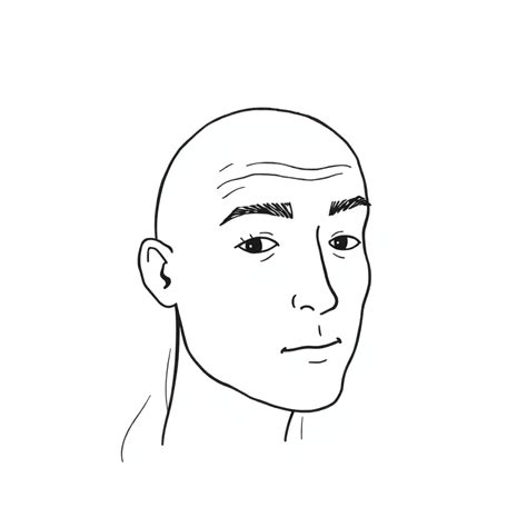 Wojak Meme A Man With Long Hair Full Image Wojak Meme Creator