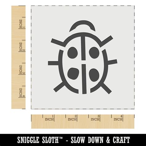 Cute Ladybug Wall Cookie Diy Craft Reusable Stencil Michaels