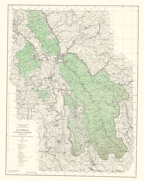 Map Of Flathead Lake