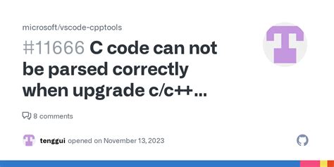 c code can not be parsed correctly when upgrade c c plugin to v1 17 x