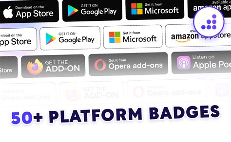 50 Download Platform Badges Brix Templates Figma