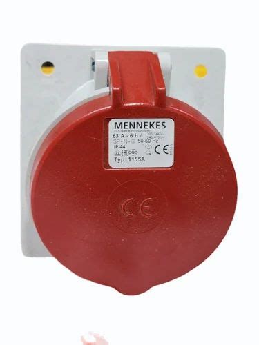 Y Shape Industrial Socket 3 Pin 16a 500v Three Phase Ip44 At