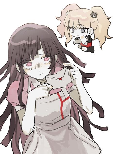 Enoshima Junko And Tsumiki Mikan Danganronpa And 2 More Drawn By