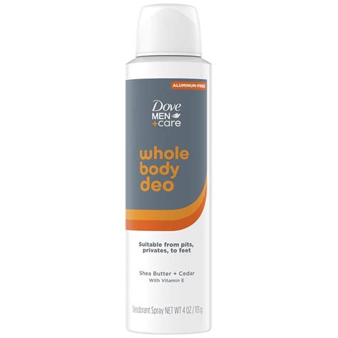 Dove Mencare Whole Body Deo Shea Butter Cedar Walgreens
