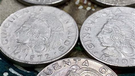 ¡sorprendente¡ Moneda 50 Centavos Cuauhtémoc O Tostón Cuproníquel
