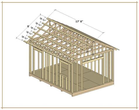 10×10 Diy Storage Shed Plans Blueprints For Constructing A Board A