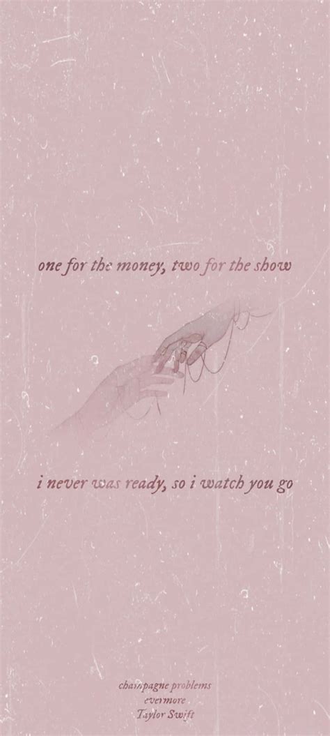 Download Evermore Aesthetic Taylor Swift Lyrics Wallpaper