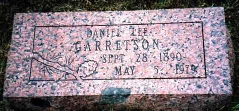Daniel Lee Garretson 1890 1979 Find A Grave Memorial
