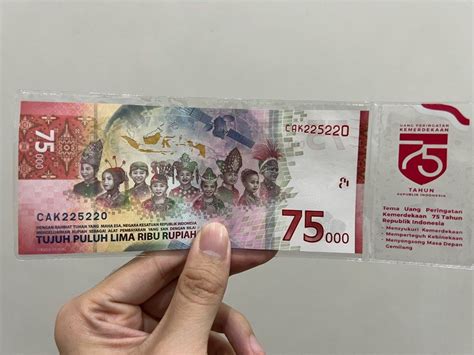 Uang Ribu Edisi Ulang Tahun Ke Indonesia On Carousell