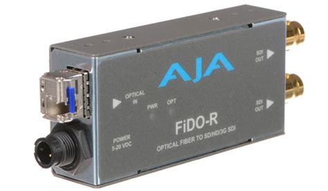 Aja Fido R St Sdioptical Fiber Mini Converter Photocineshop