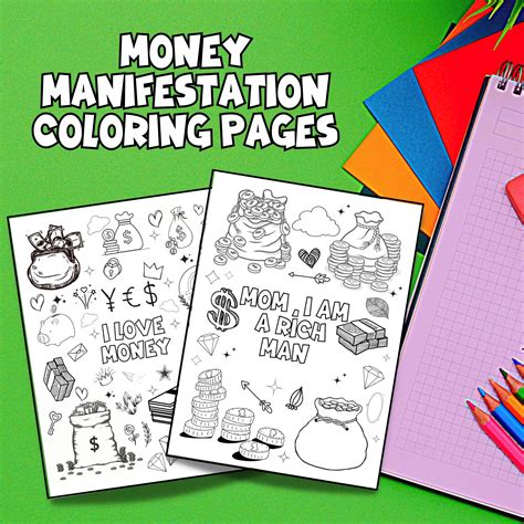 Counting Money Coloring Pages 2025
