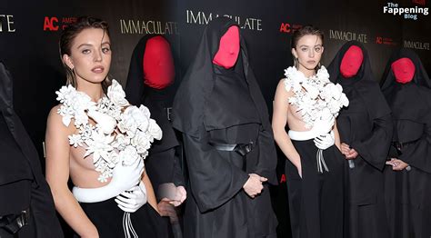 Sydney Sweeney Goes Braless At The “immaculate” Premiere In La 32 Photos Onlyfans Leaked Nudes