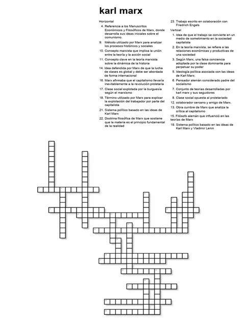 Teoría Y Legado De Karl Marx Pdf
