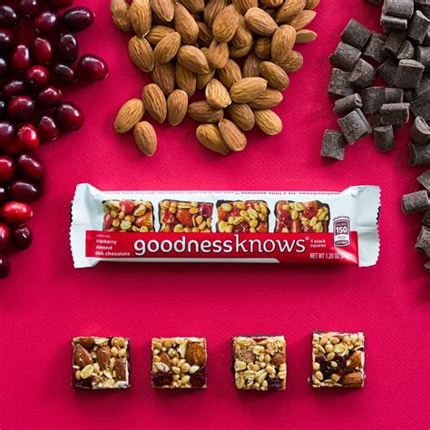 Goodnessknows Four Snack Squares With Real Ingredients