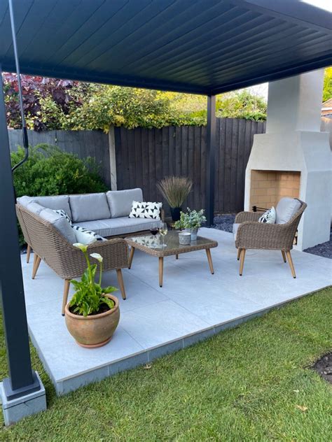 Cozy Outdoor Patio With Fire Pit