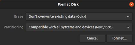 unable to format a usb drive on ubuntu here s what to do