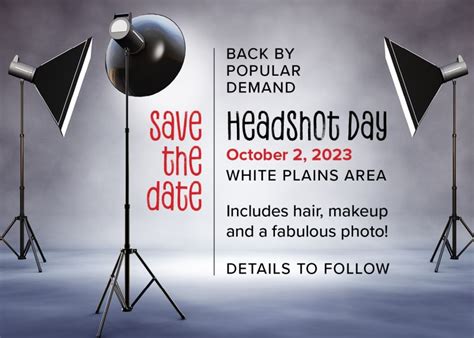 Woohoo Jill Singers Doing It Again Save The Date For Headshot Day … Cathy Pinsky