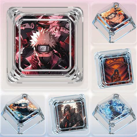 【機械鍵盤通用型鍵帽 十字軸】火影忍者個性鍵帽 單個wooting漩渦鳴人機械鍵盤透明高手感按鍵 蝦皮購物