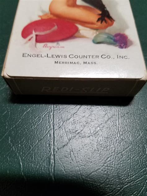 Rare Erotic Playing Cards Nude Remembrance Redi Slip Engel Lewis