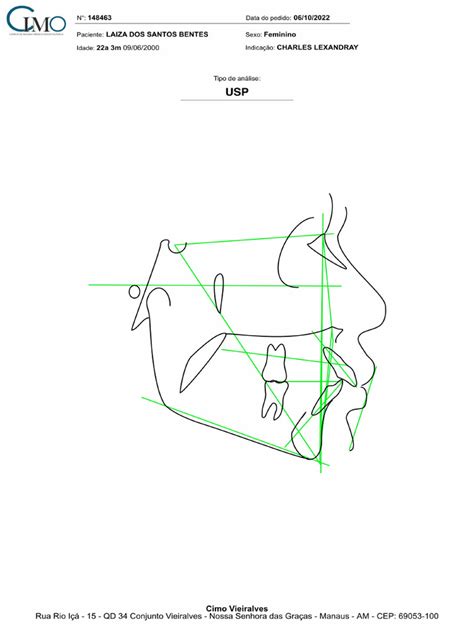 Laiza Dos Santos Bentes Cefalometria Lateral Pdf