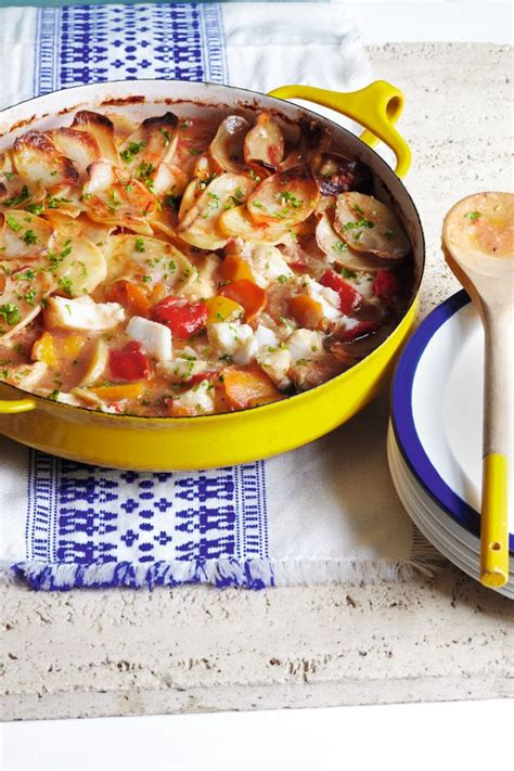 Sw Recipe Baked Cod Stew With Crispy Potatoes Best Slimming World