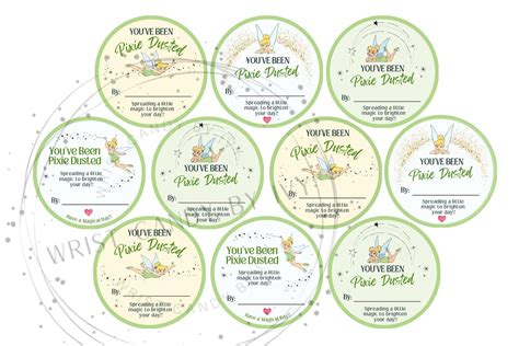 Printable Youve Been Pixie Dusted Tags Pdf Etsy