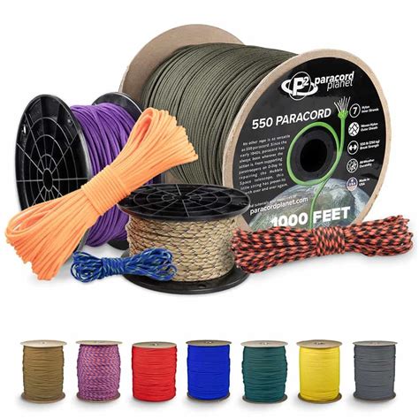 Paracord Planet 550 Paracord 200 Colors Hanks From 10