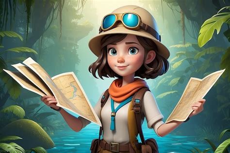 Premium Photo Uncovering Mysteries Curious Explorer Emily