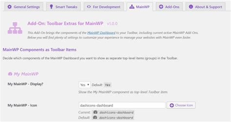 Toolbar Extras Plugin For Your Mainwp Dashboard Site Mainwp Wordpress Management