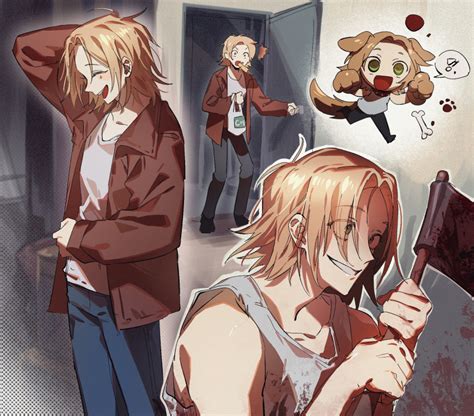 Hsh7955 Shinano Eiji Saibou Shinkyoku Light Brown Hair Highres