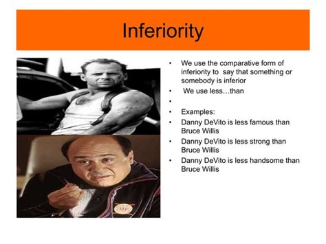 Comparative Forms Equality Inferiority And Superiority Ppt