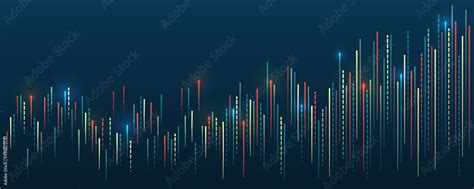 Hi Tech Concept Of Data Structuring Futuristic Fragmentation Of