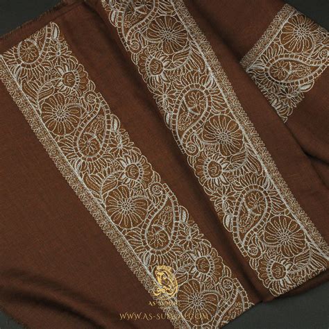 Premium Brown Authentic Omani Massar Scarf As Sumou London
