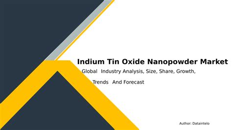 Indium Tin Oxide Nanopowder Market Report Global Forecast From 2025