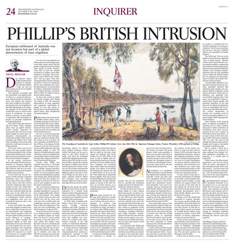 Biggar 2024 Philips British Invasion Inquirer Nigel Biggar