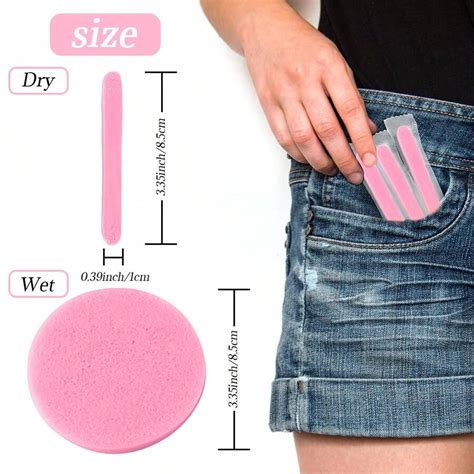 100 Pva Individual Portable Packaging Face Sponge Compression Compact