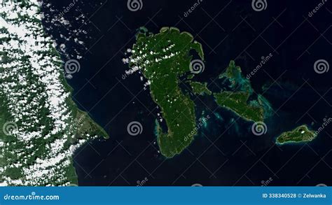 Polillo Island Philippines Satellite February 7 2019 Stock Illustration Illustration Of