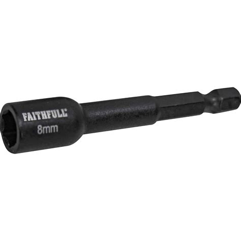 Faithfull Magnetic Impact Nut Driver Nut Drivers